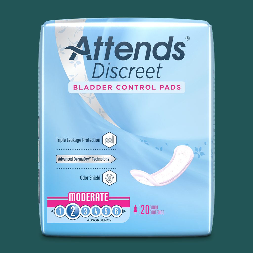 Covidien Moderate Absorbency Bladder Control Pads | Aeroflow Urology