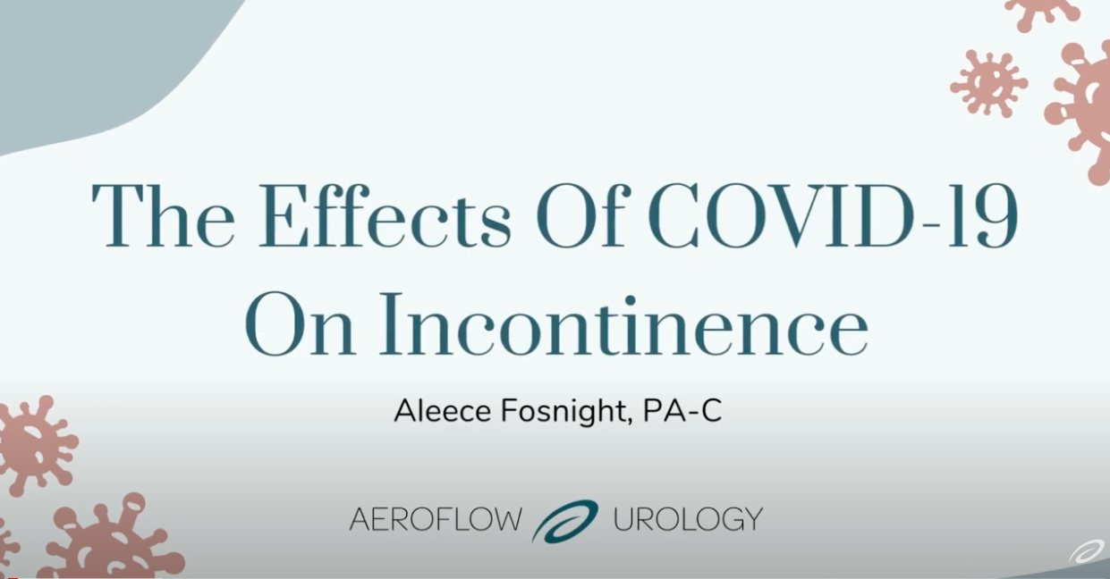 Bladder problems during the pandemic? This could be the cause.